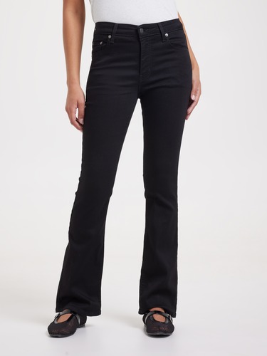 725 High Rise Bootcut In Soft Black