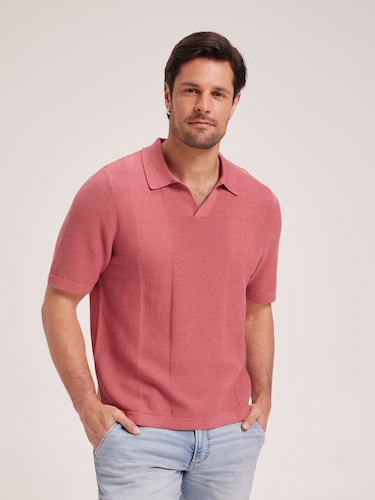 Boxy Knit Polo