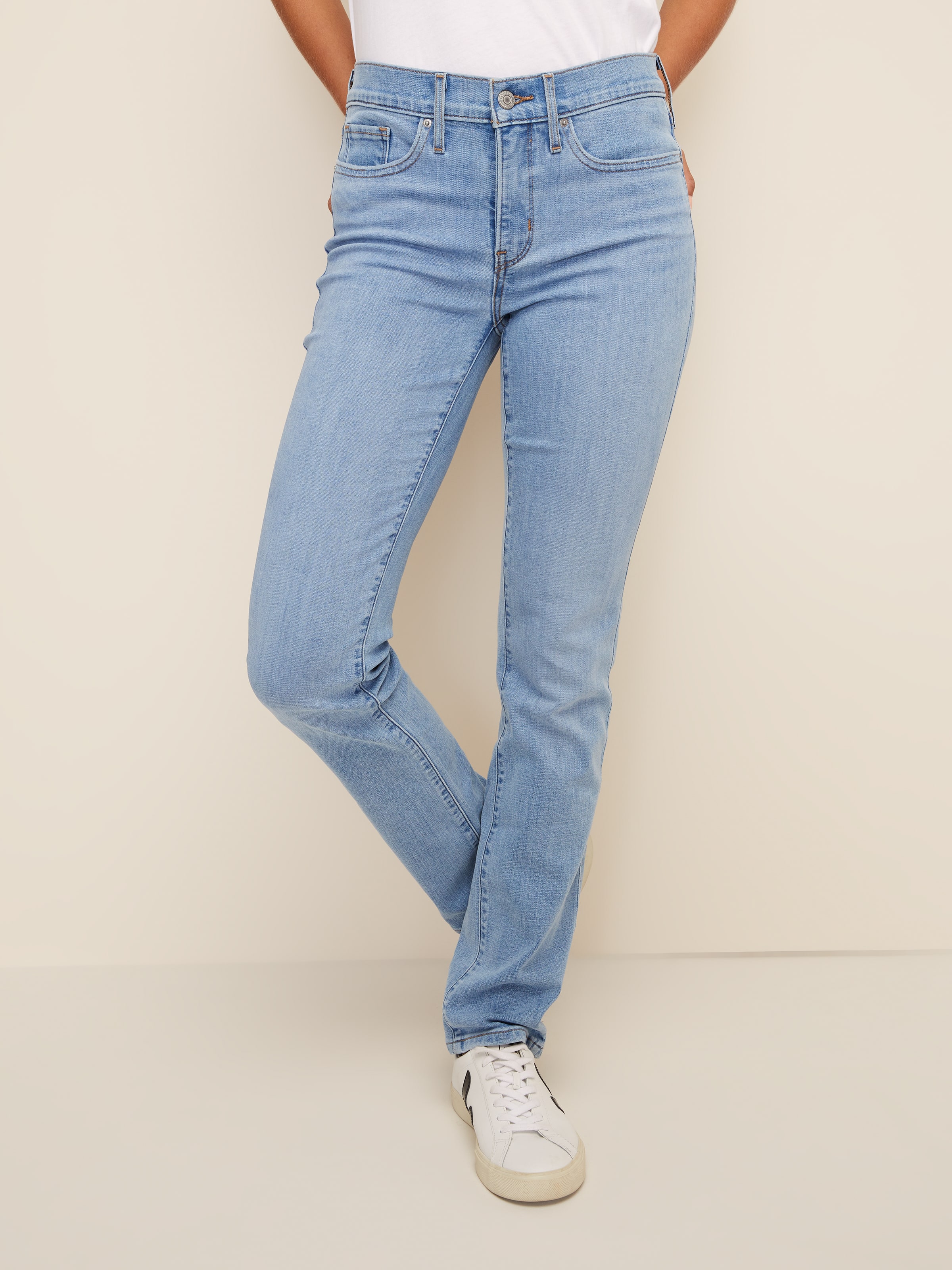 314 Shaping Straight Jean In Lapis Sense Denim - Just Jeans Online