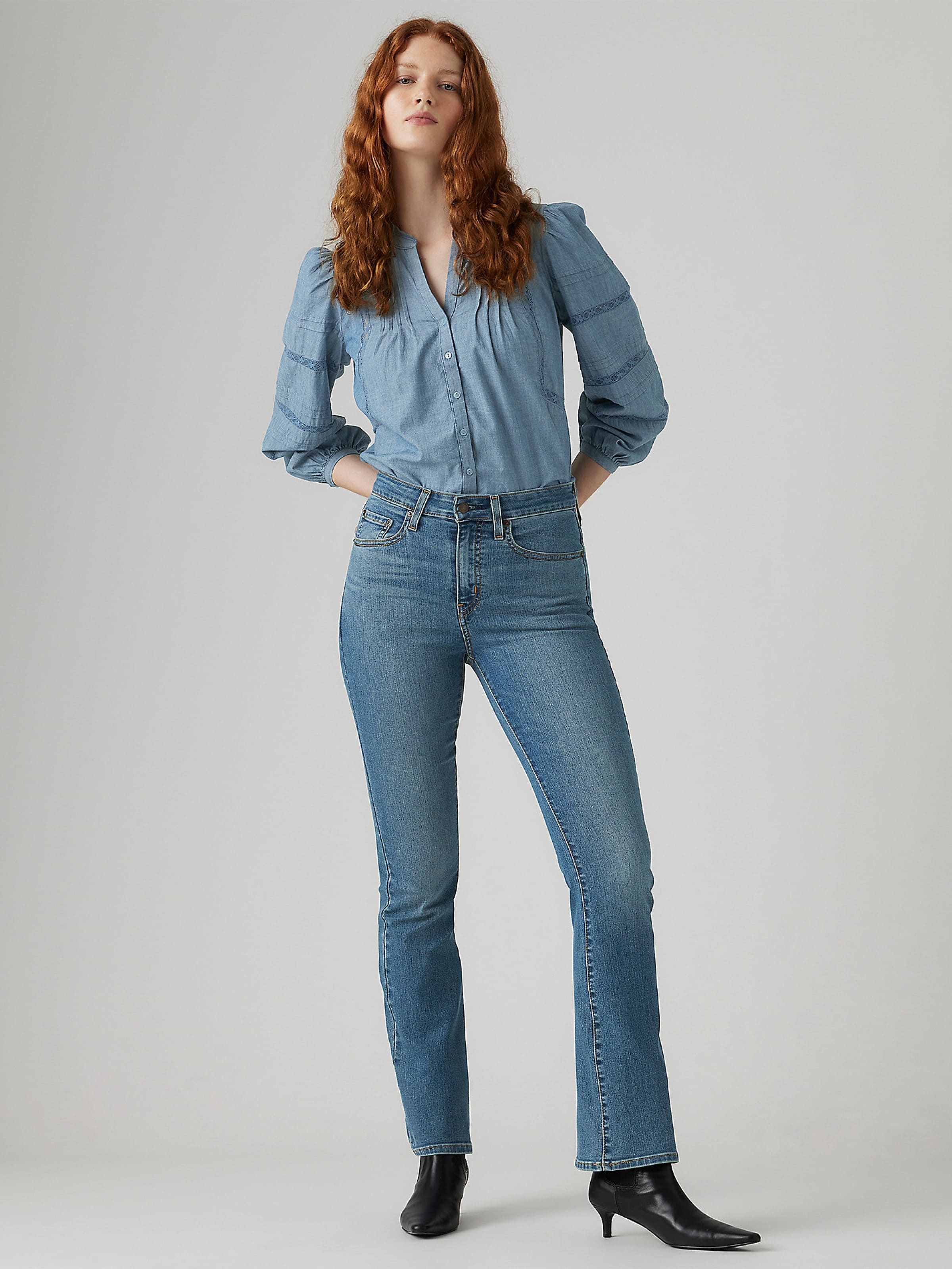 725 High Rise Bootcut In Hint Of Tint Denim - Just Jeans Online