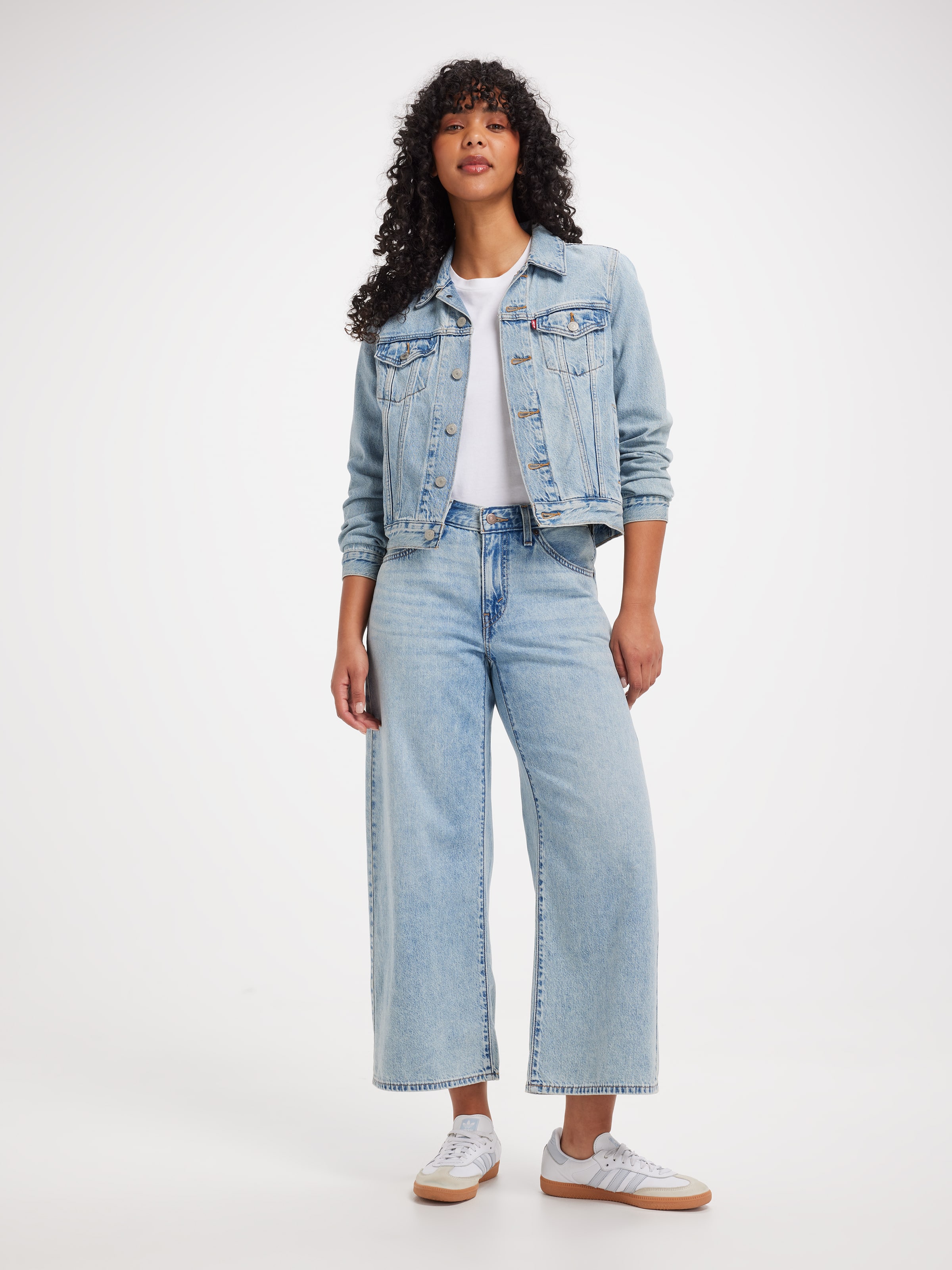 Middy Wide Leg Ankle In Main Character - Just Jeans Online