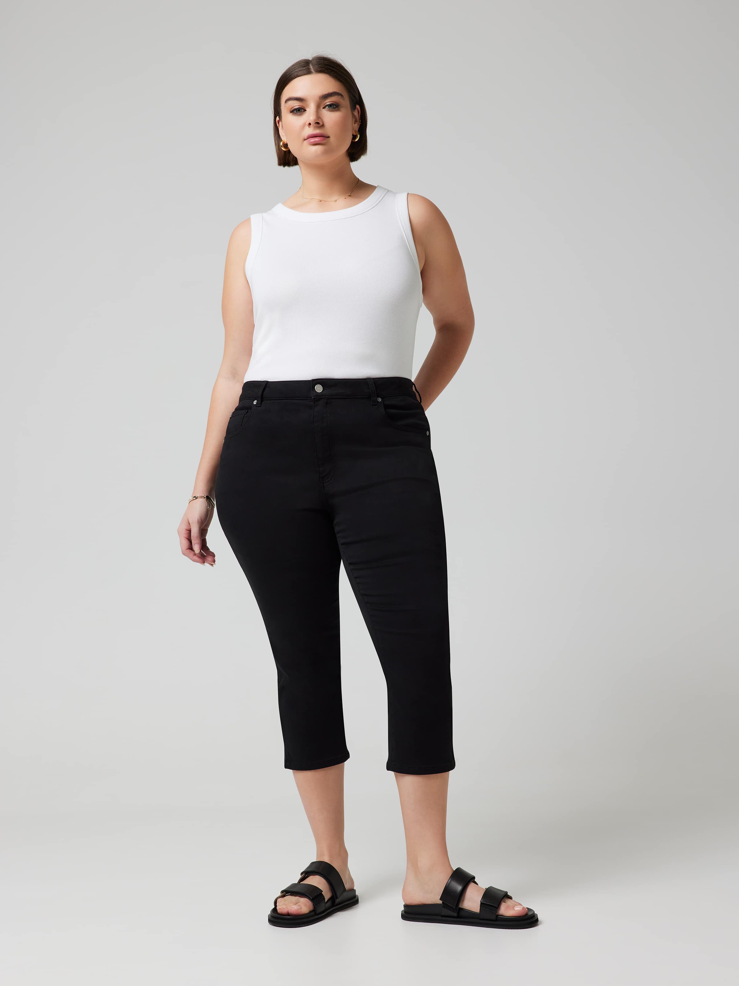 Curve Amaze 3/4 Skinny Jeans - Just Jeans Online