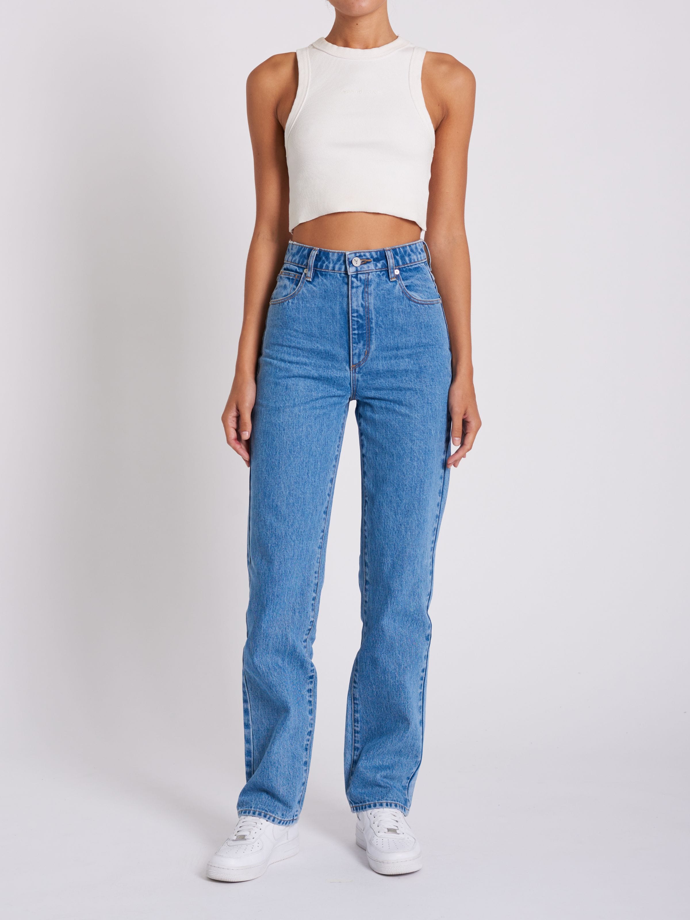 94 High Straight Jean In Georgia Denim - Just Jeans Online