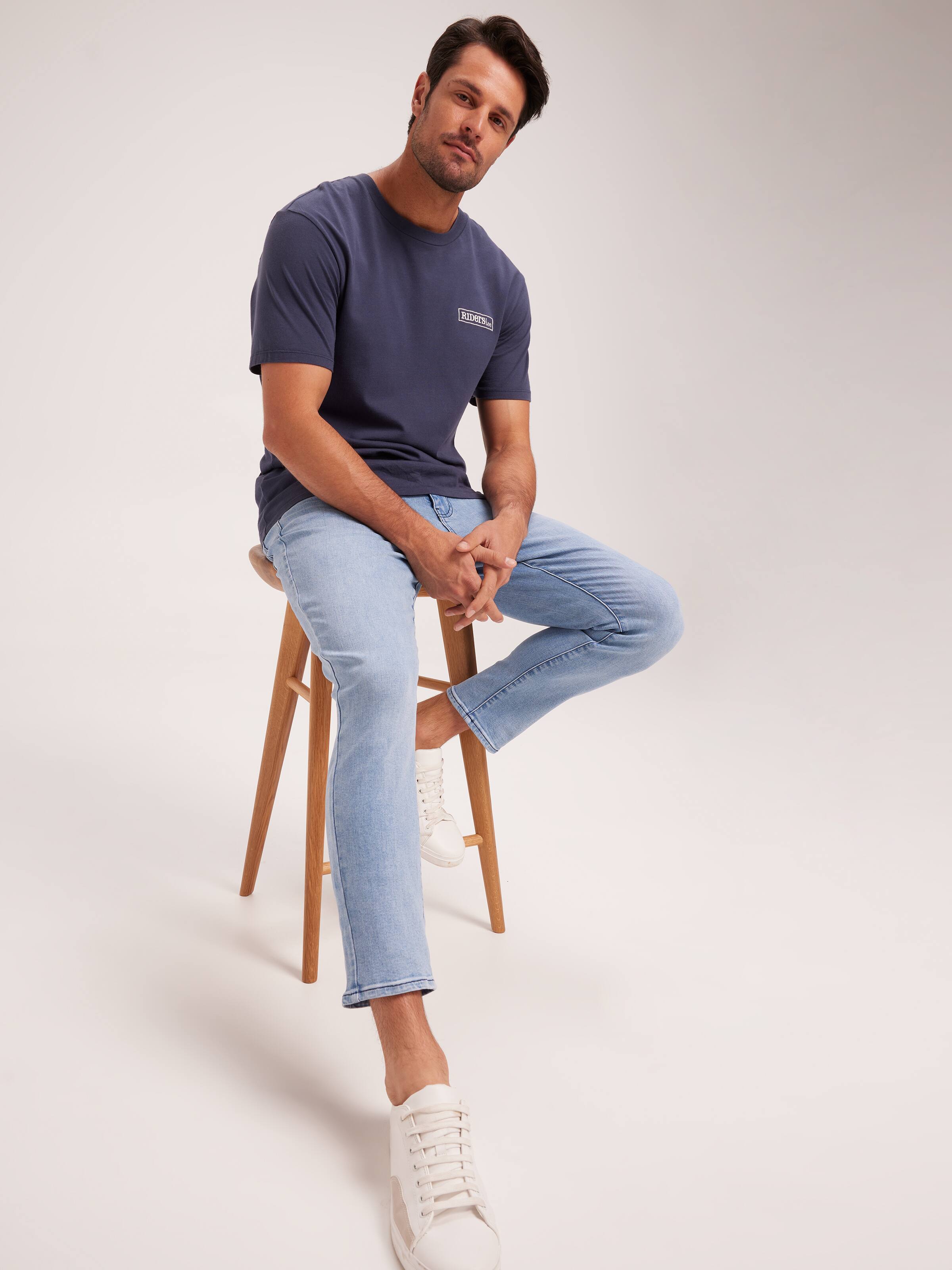 R2 Slim Leg In Premier Blue - Just Jeans Online