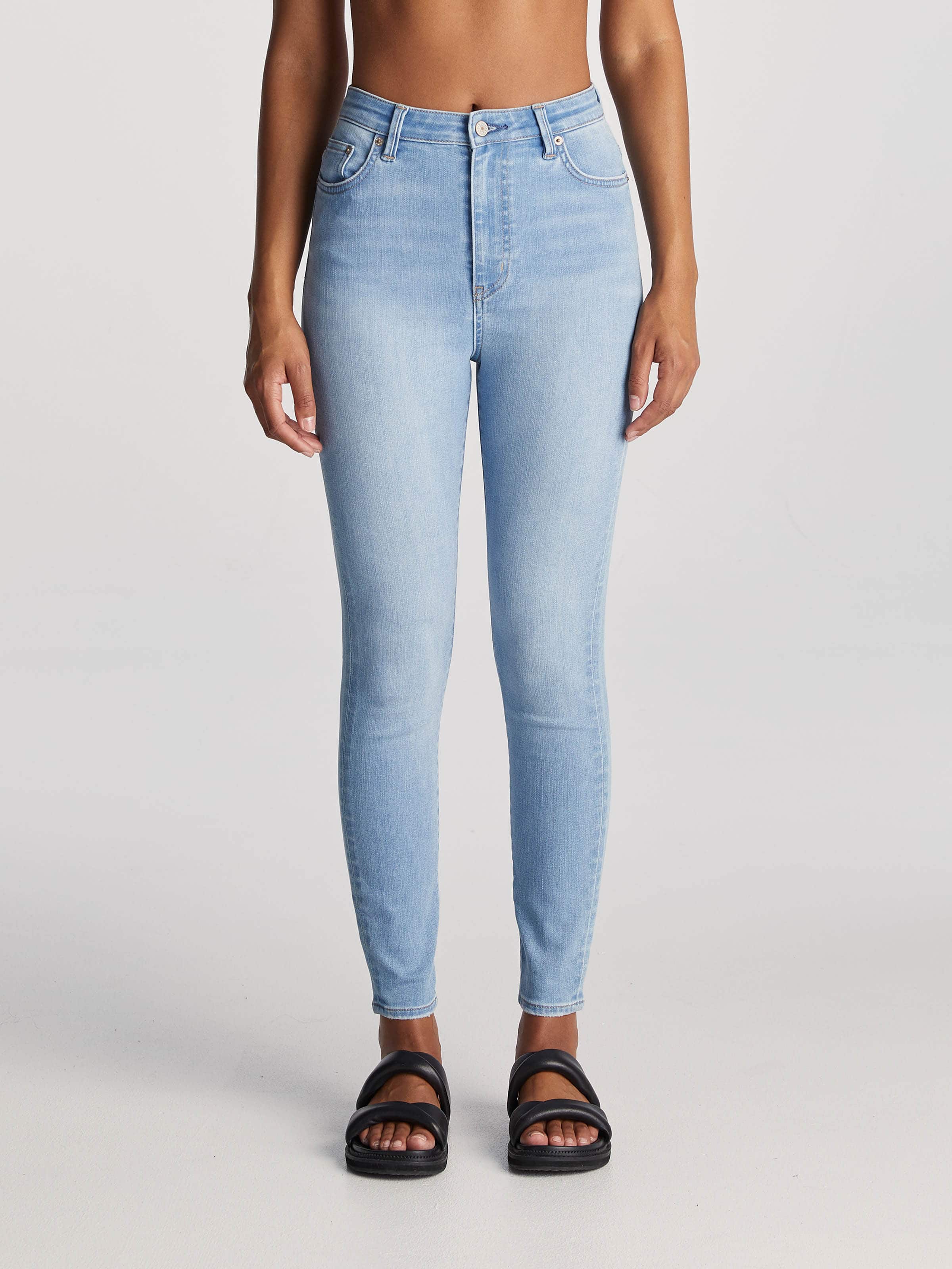 Hi Rider Super Skinny Jean In Sunday Fade Denim - Just Jeans Online