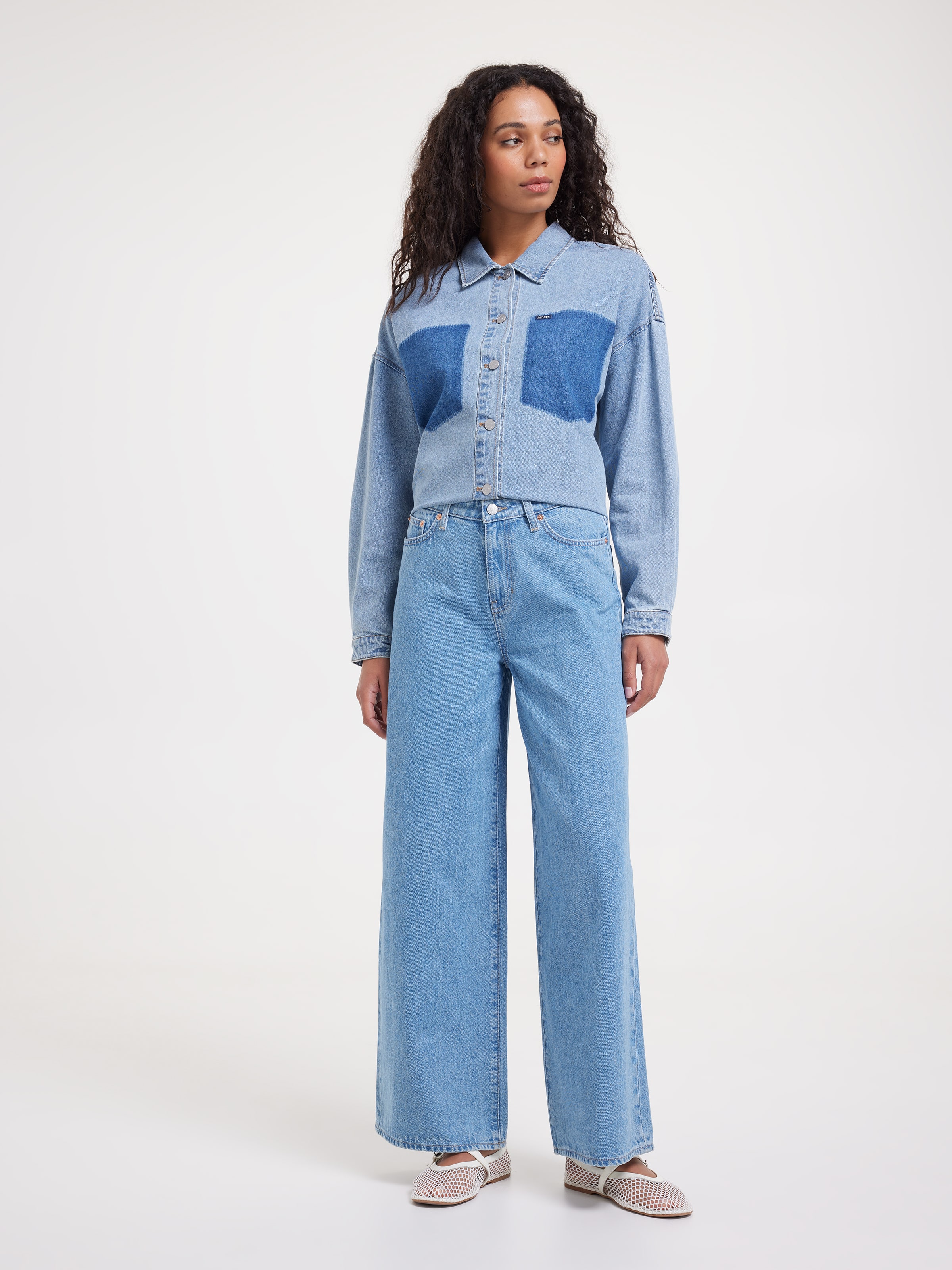 Mid Aline In Blue Edge - Just Jeans Online