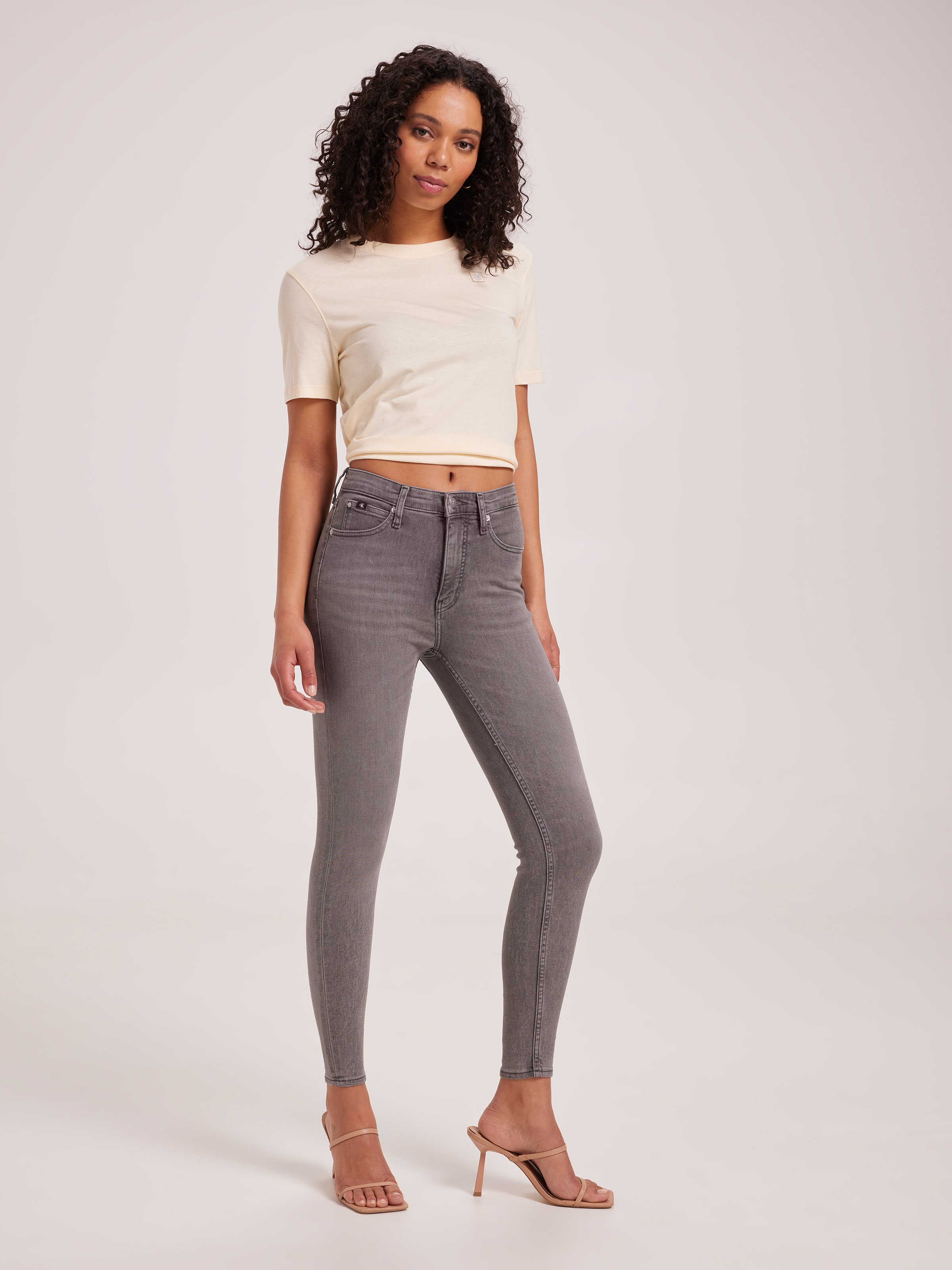 High Super Skinny Ankle Jean In Dark Denim - Just Jeans Online
