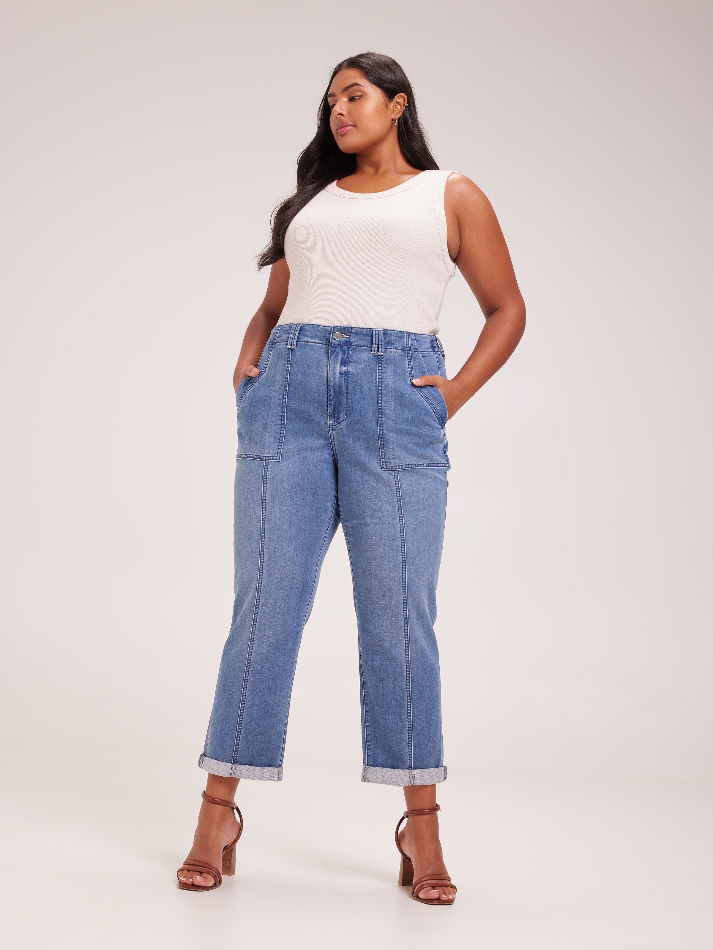 Curve Amaze Gigi Utility Pant - Just Jeans Online
