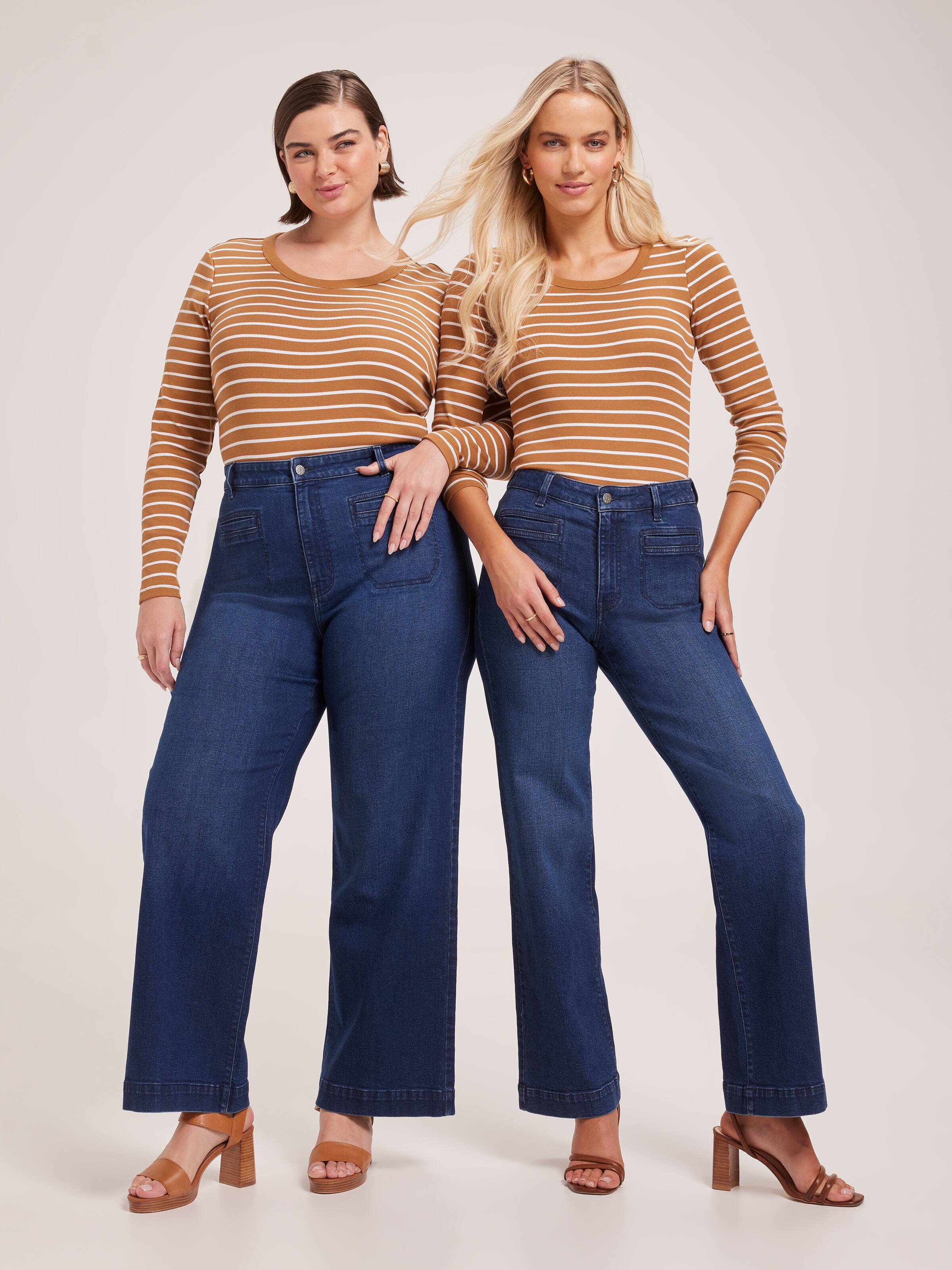 Curve Originals Sky High Wide Leg Jean - Just Jeans Online
