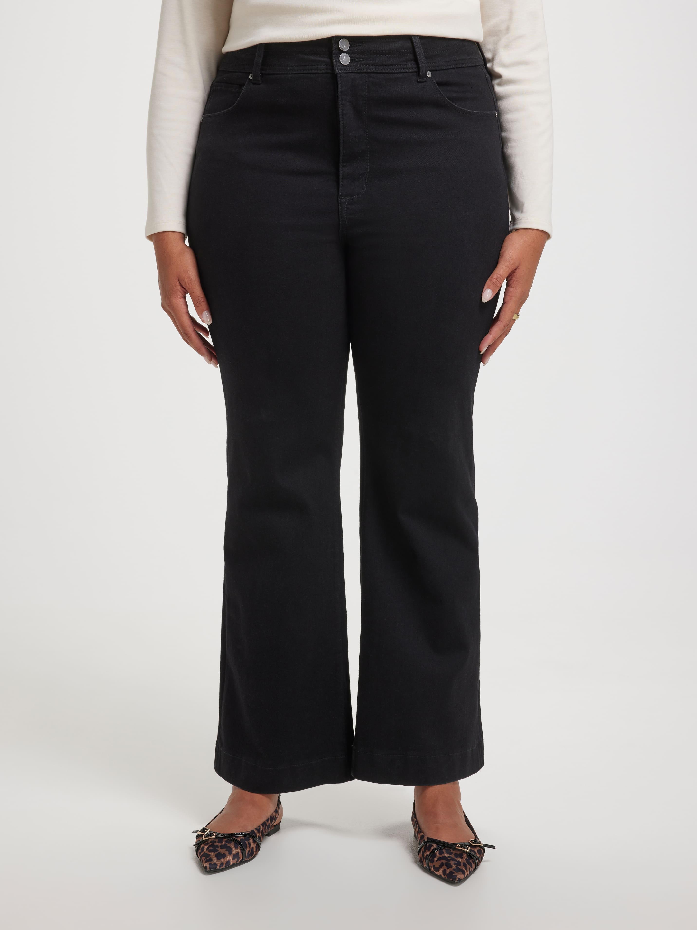 Curve Reformed High Rise Slim Wide Leg Jean - Just Jeans Online