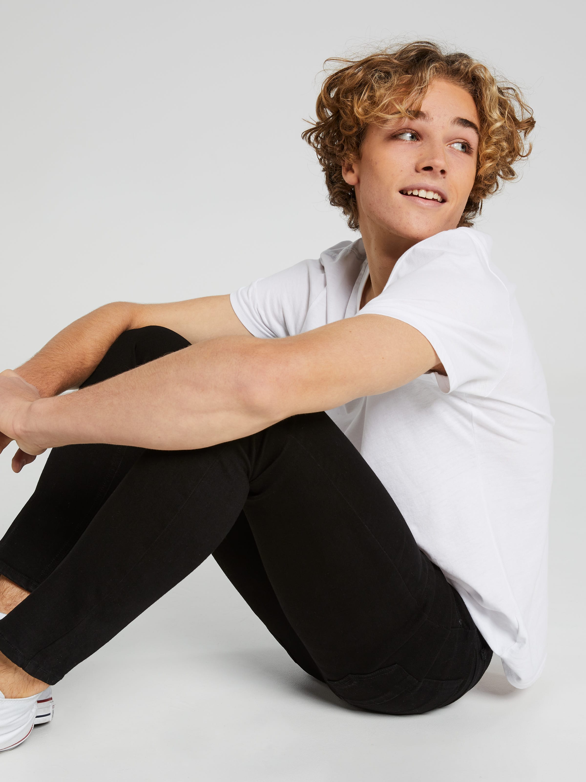 Boys Power Stretch Slim Jeans Black - Just Jeans Online