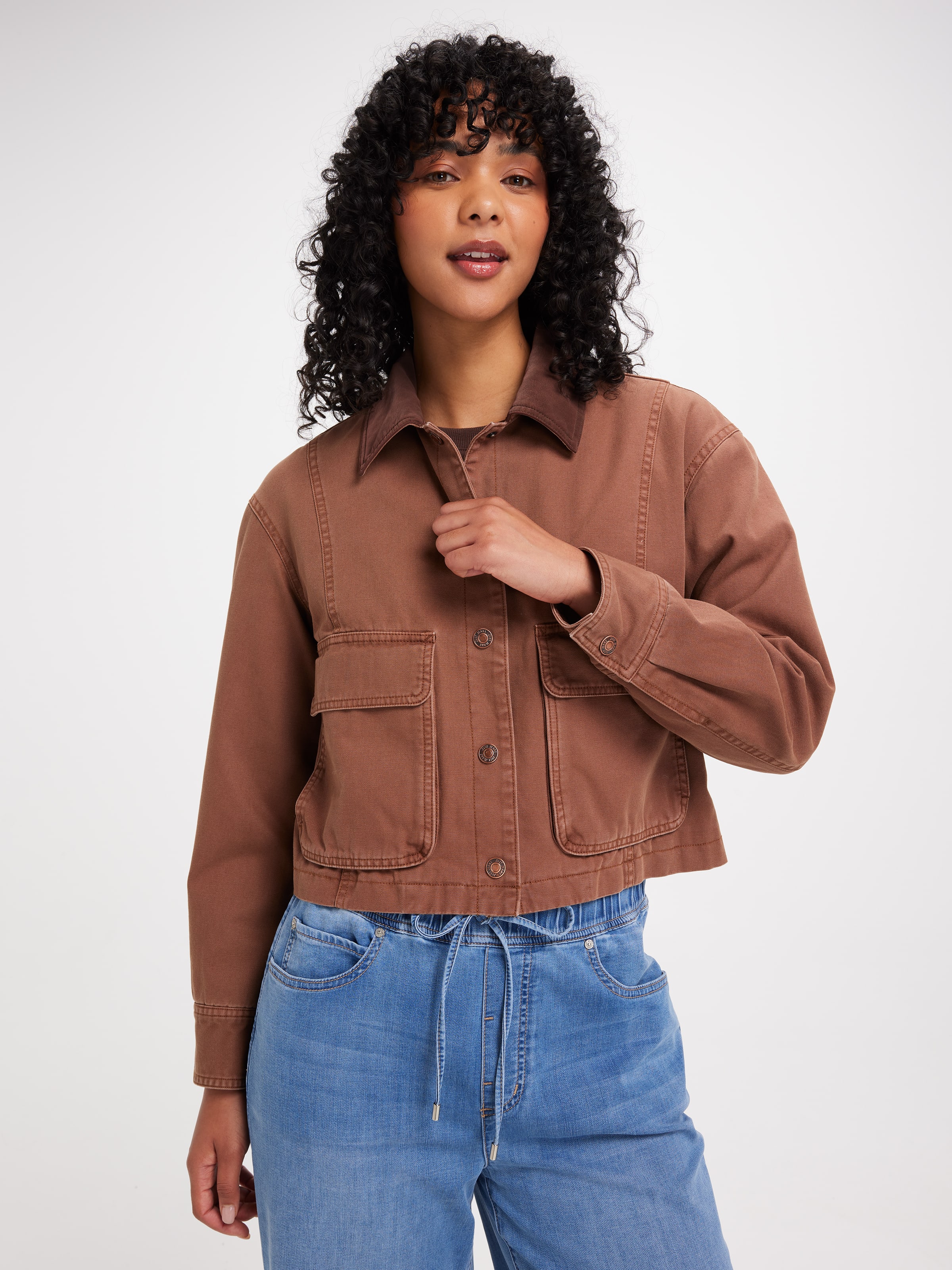 Coco Crop Barn Jacket - Just Jeans Online