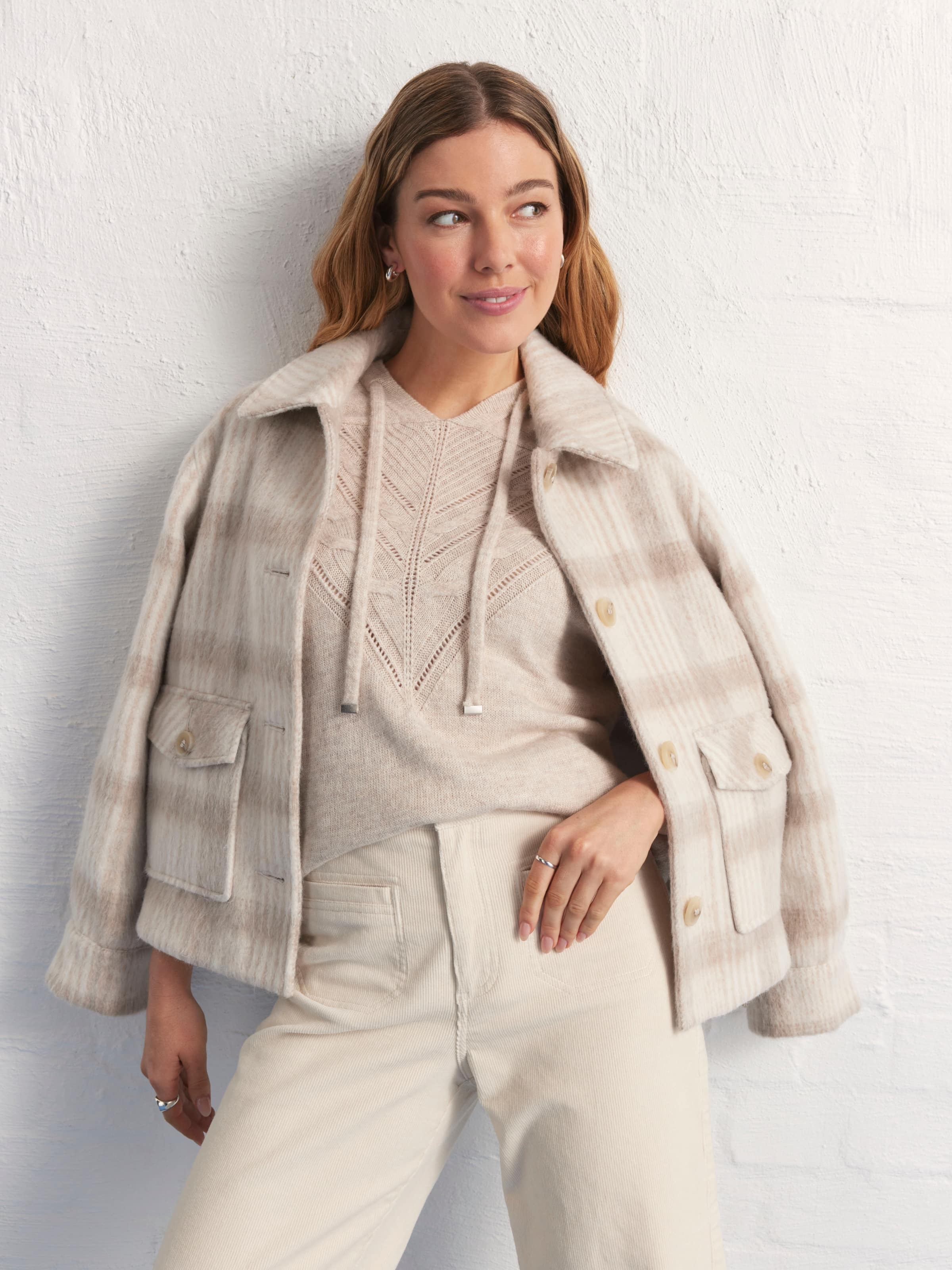 Hazel Check Shacket - Just Jeans Online