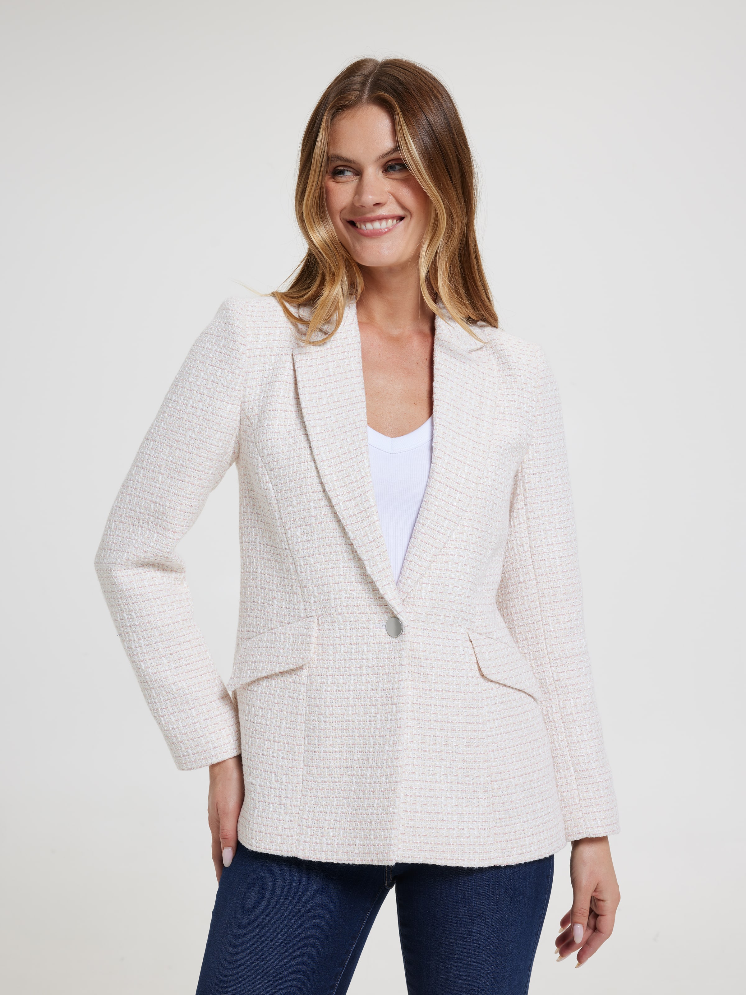 Amber Boucle Blazer - Just Jeans Online