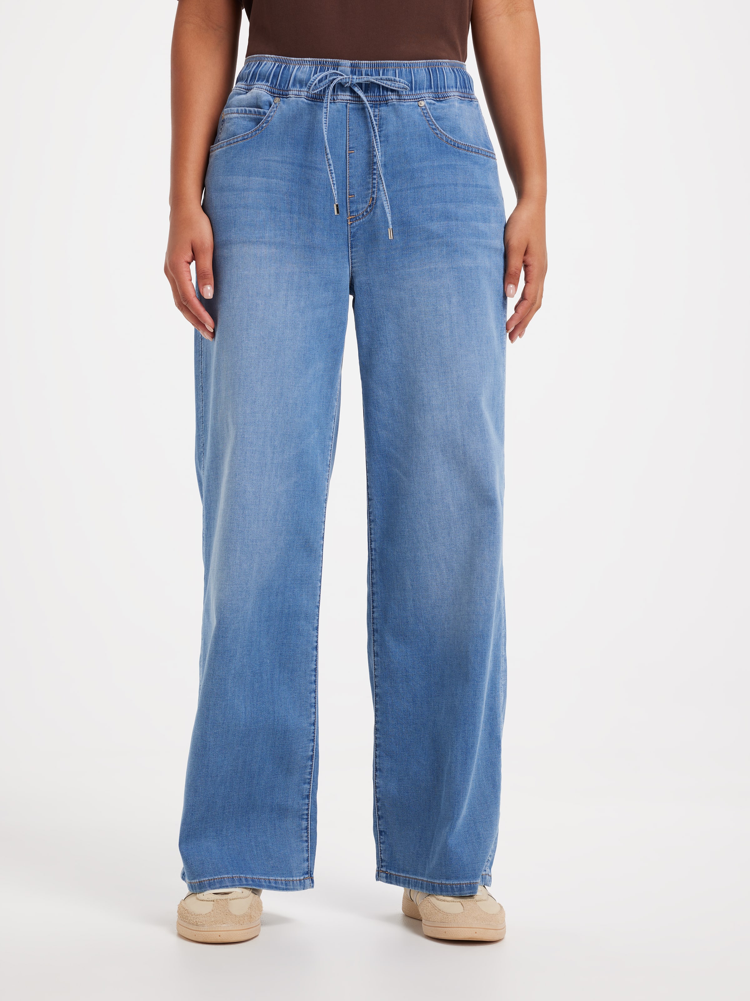 Amaze Wide Leg Jogger Oasis - Just Jeans Online