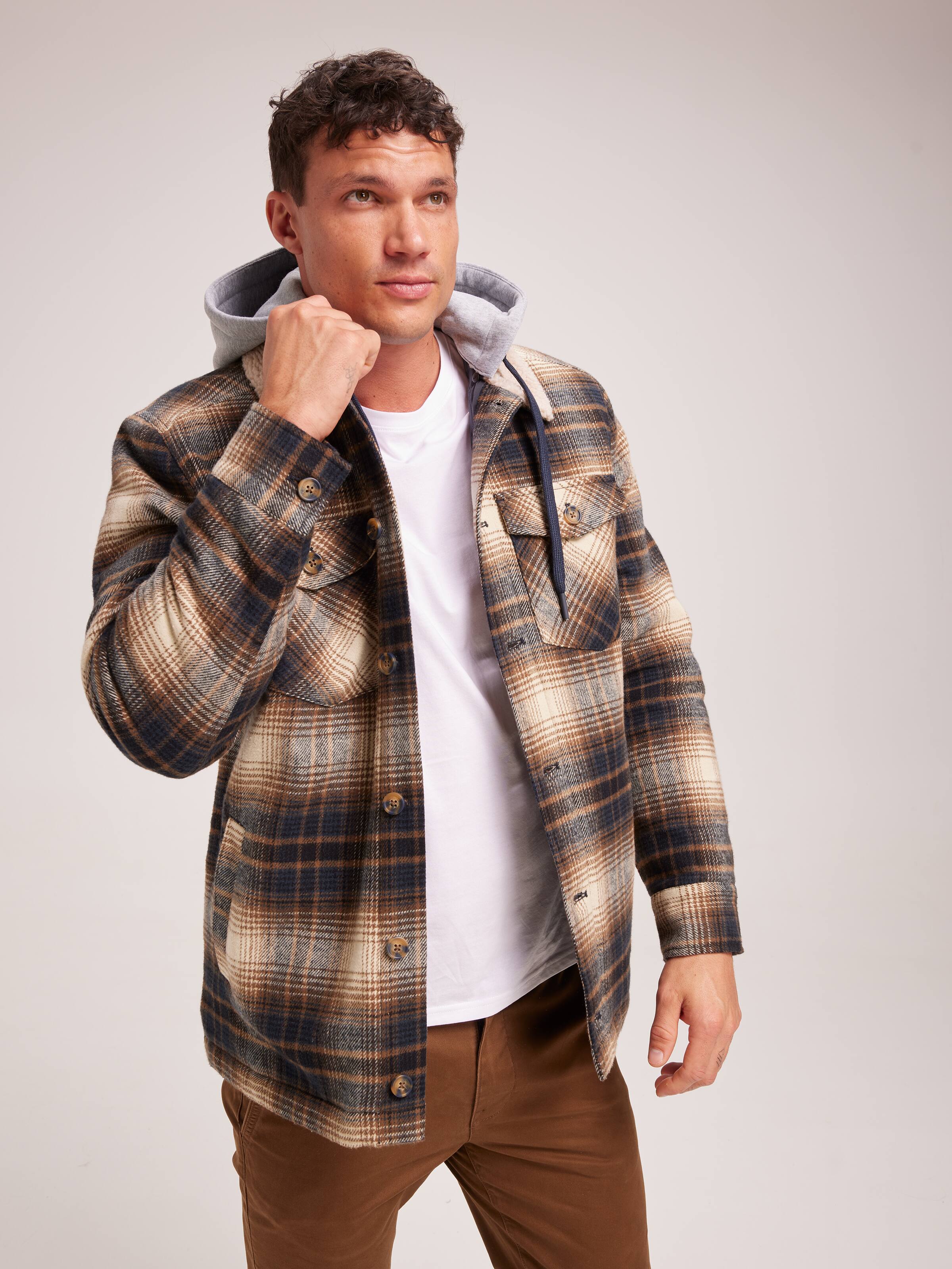 Sonny Hooded Shacket - Just Jeans Online