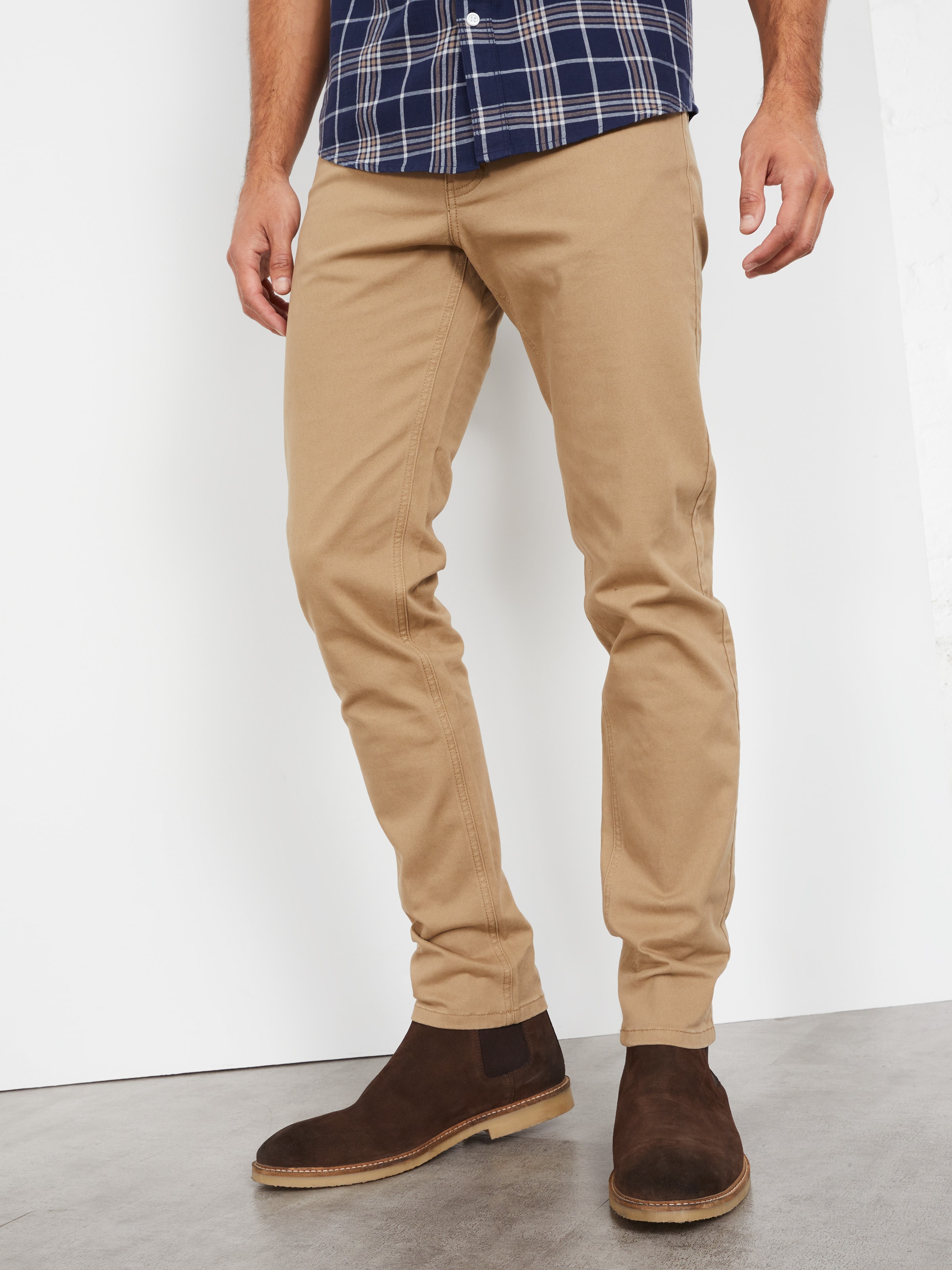 Slim Tapered 5 Pocket Chino Pant - Just Jeans Online