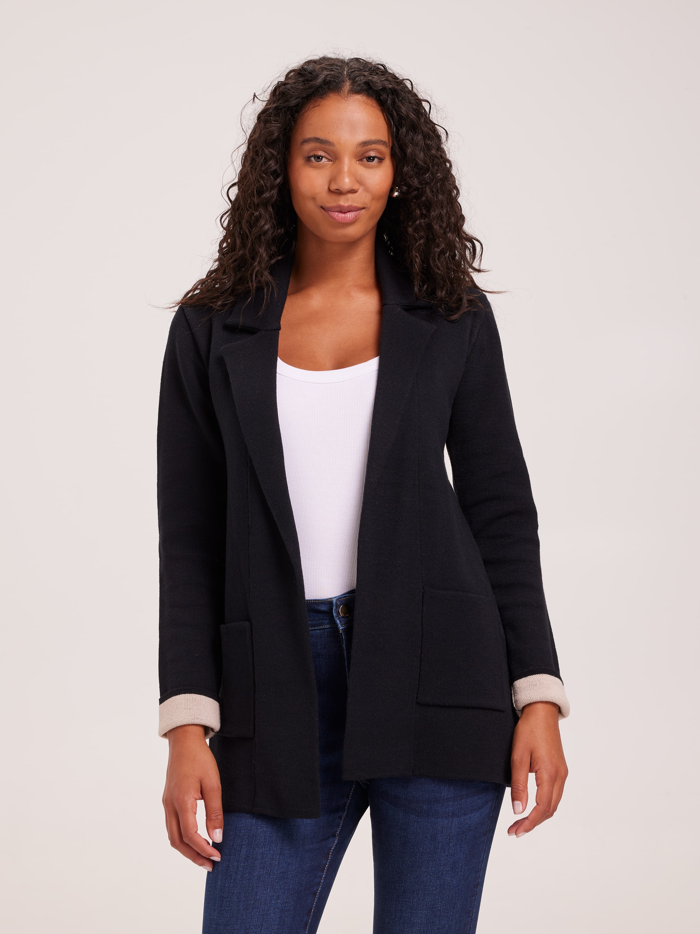 Beth Boyfriend Knit Blazer - Just Jeans Online