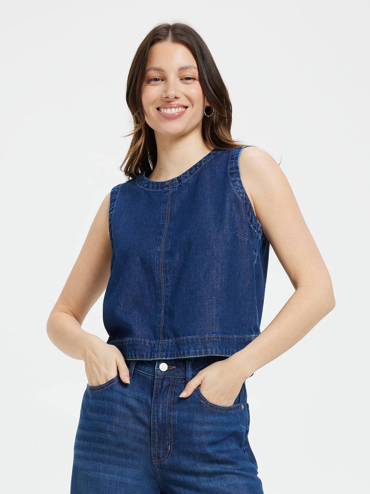 Liquid Denim Tank - Just Jeans Online