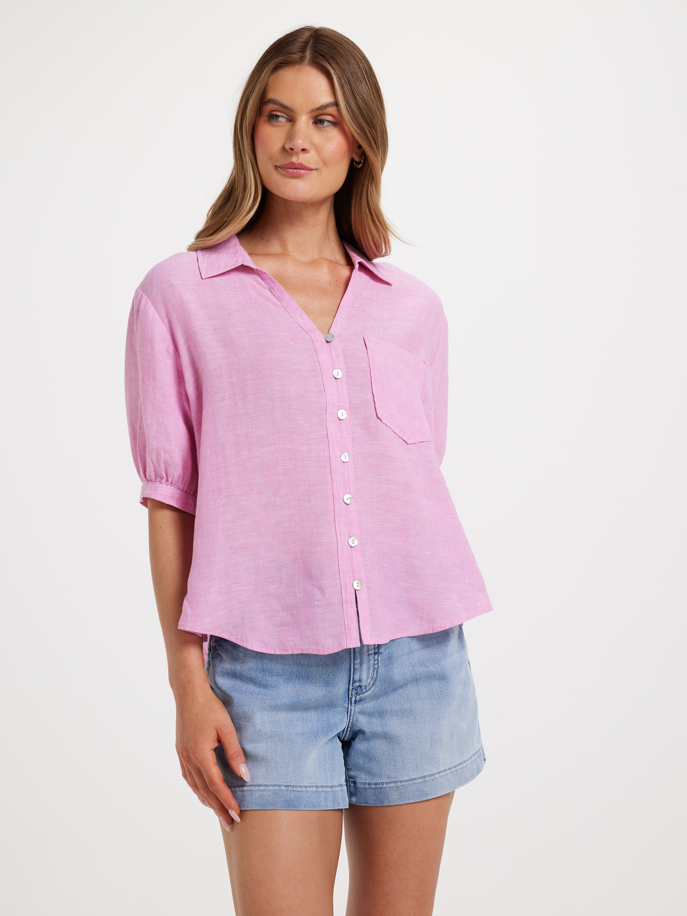 Tyra Short Sleeve Shirt - Just Jeans Online