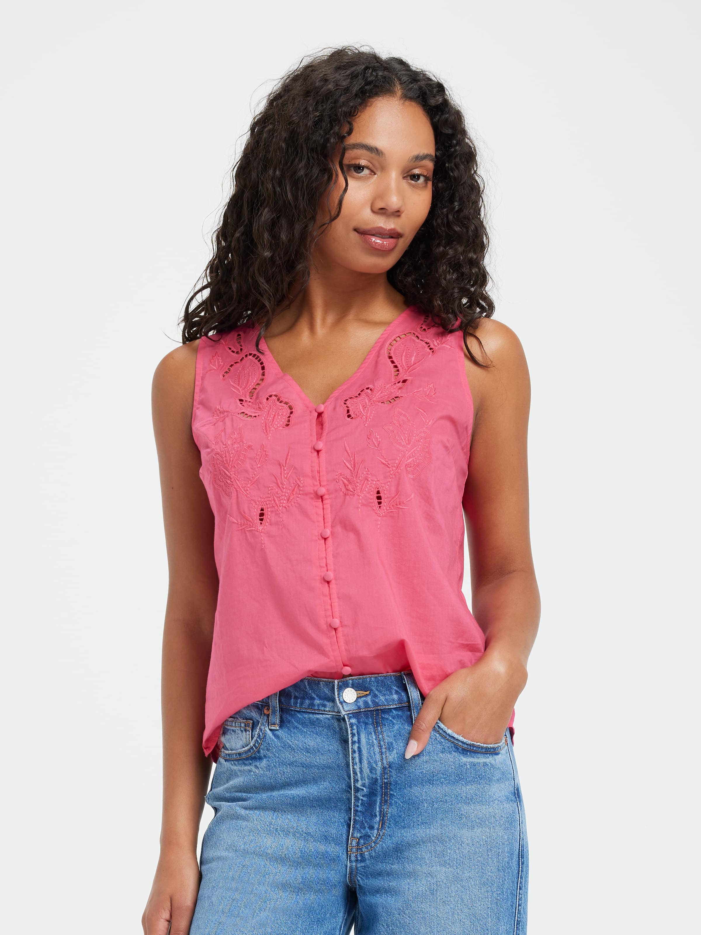 Ellie Elevated Tank - Just Jeans Online